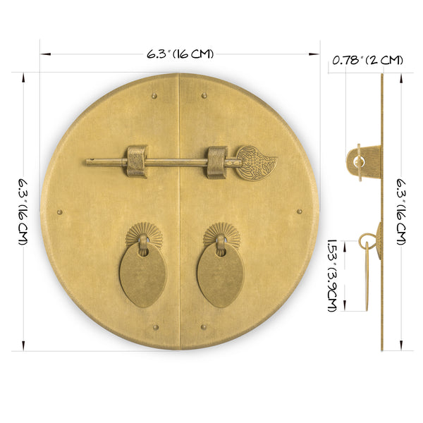 Classic Round Cabinet Face Plate 6.2" – Hardware Philosophy
